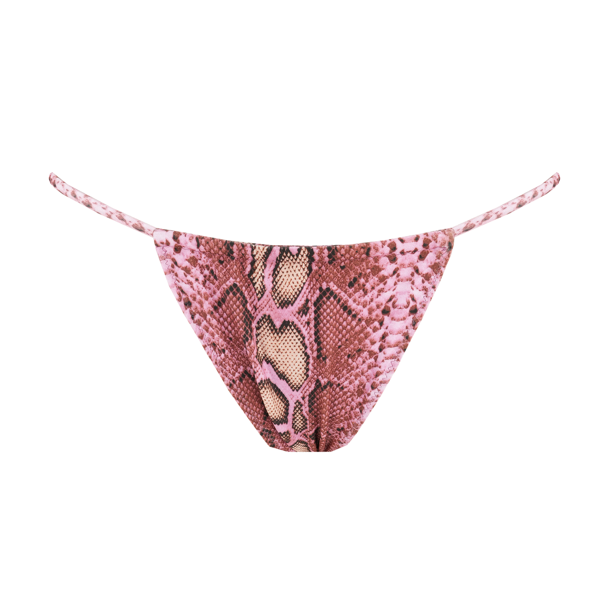 Billie Bottom Pink Python – Dipped In Blue Bikinis